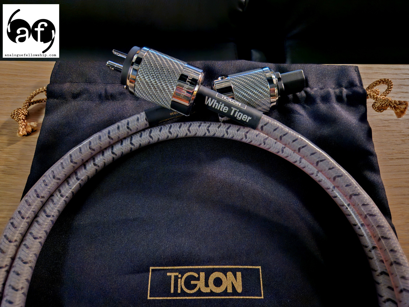 TIGLON TPL-3000A-WT (White Tiger) Exclusive AC Cable has landed! - Analogue Fellowship